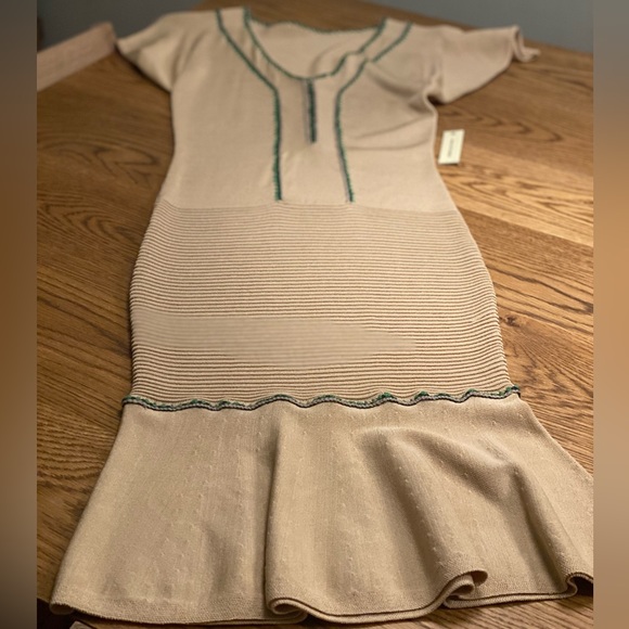 Max Studio | Dresses | Leon Max Limited Edition Crocheted Nude Dress ...